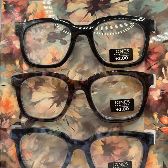 Jones New York | Accessories | Jones New York Black And Blue Glasses ...